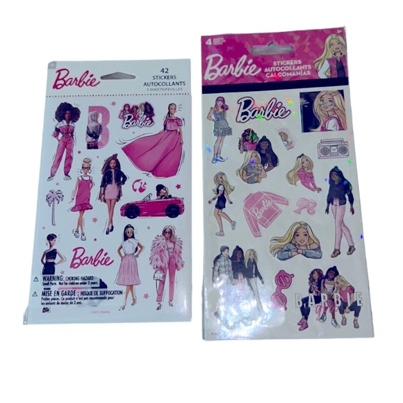 Barbie | Other | Barbie Stickers | Poshmark